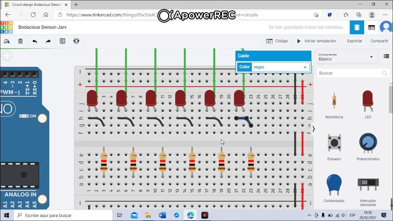Como Encender una Led en TinkerCard (Parte 5) - YouTube