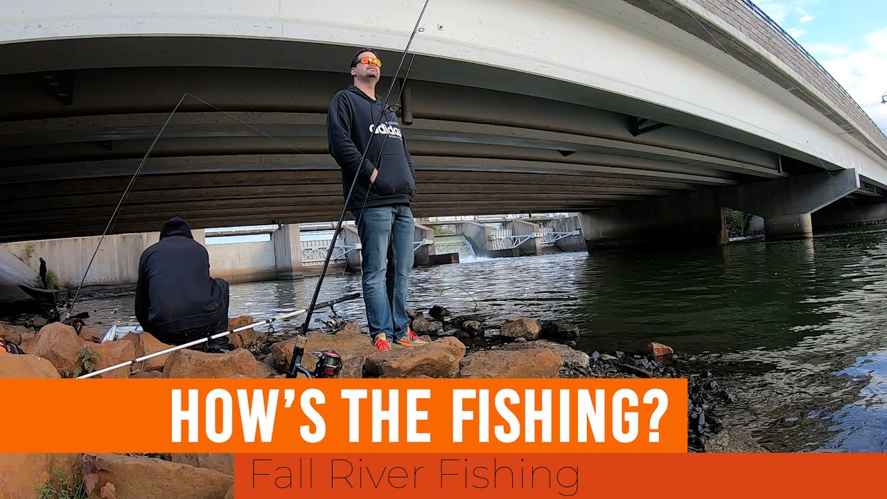Quick Stop at the Dam! (fall river fishing) - YouTube