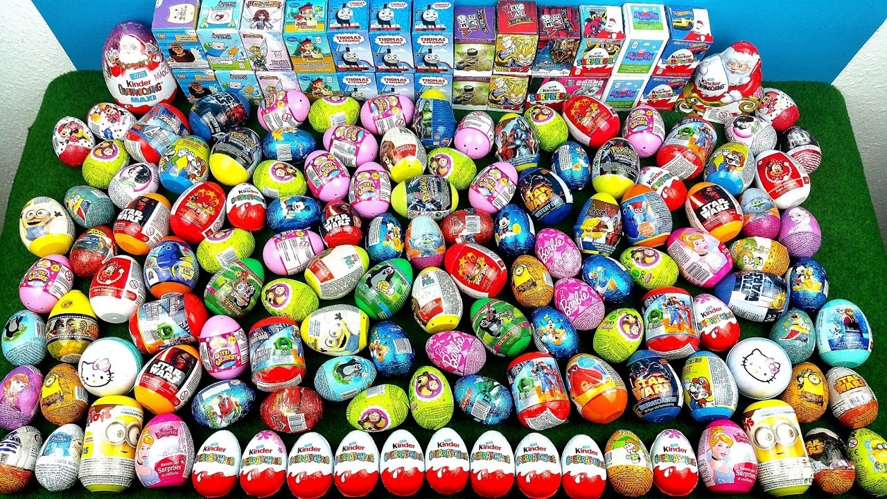 150 New Choco Surprises ️ Characters of Spongebob Thomas the Train ...