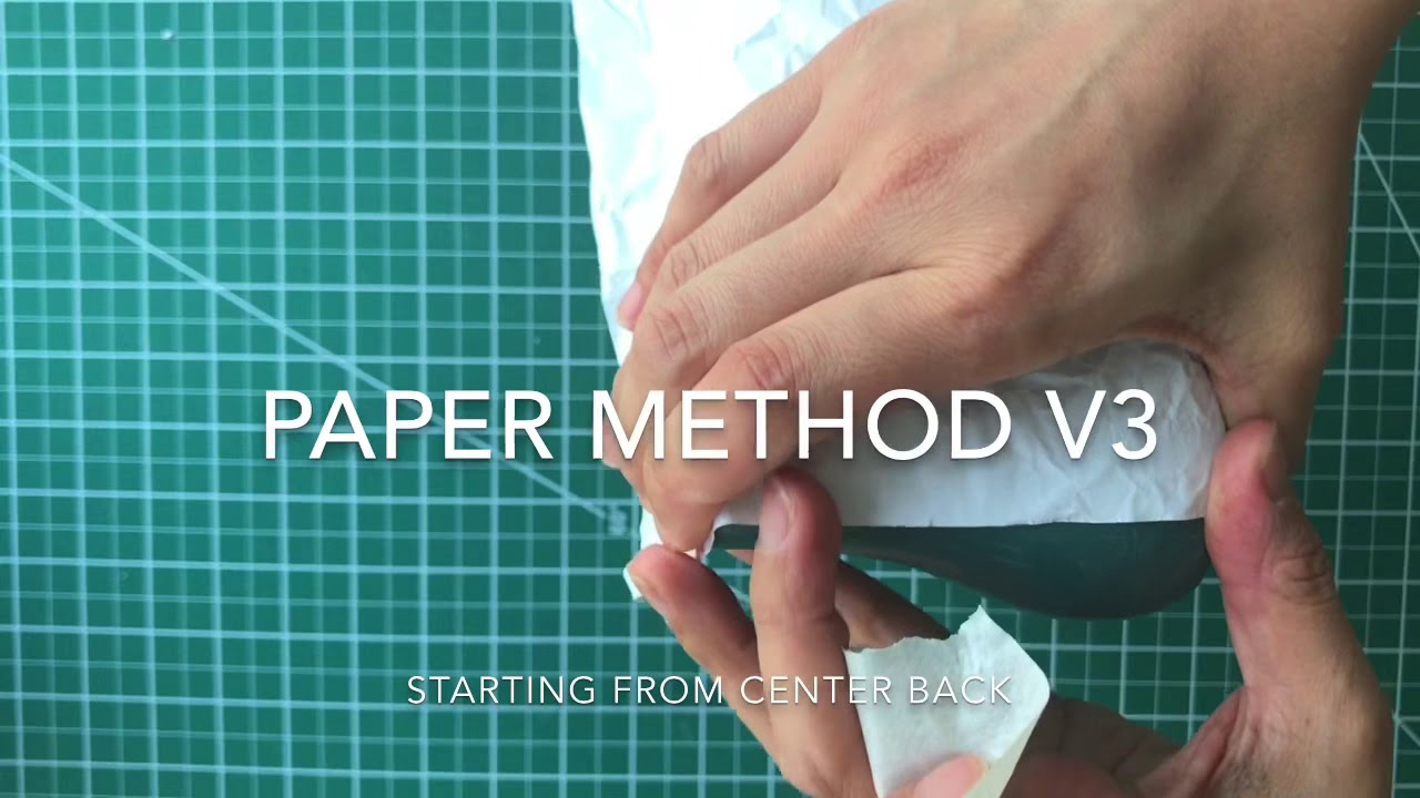 Paper method of making a mean form v3 : starting at center back ...