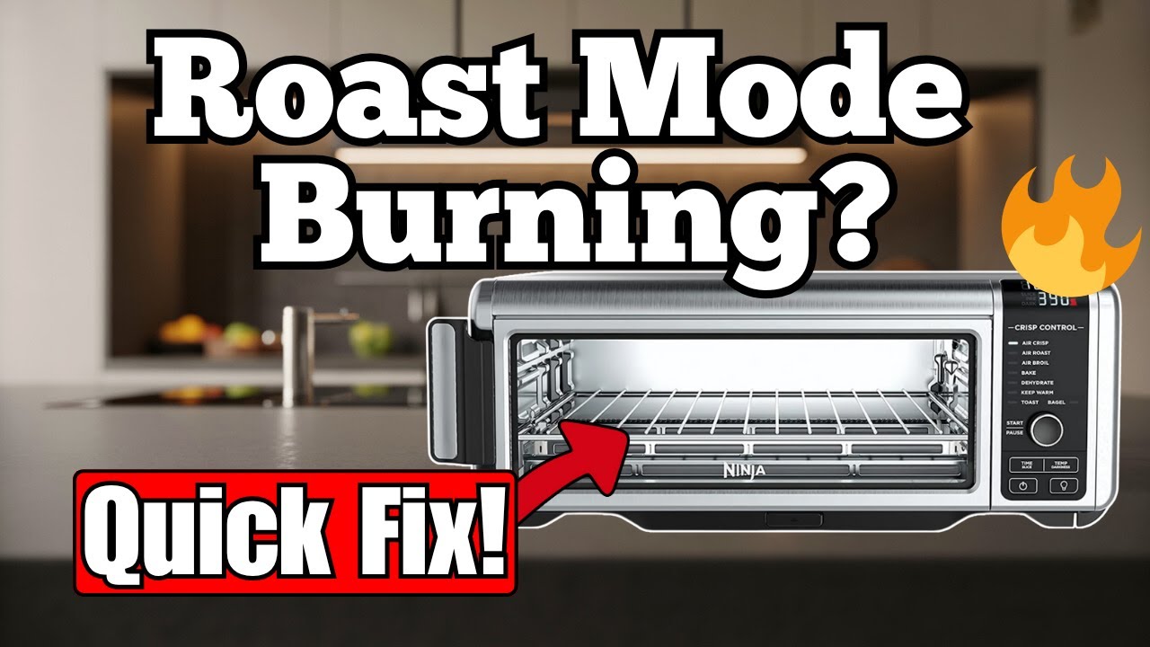 Is Your Ninja Oven Roast Mode Burning Food? Fix It Fast SP101 - YouTube