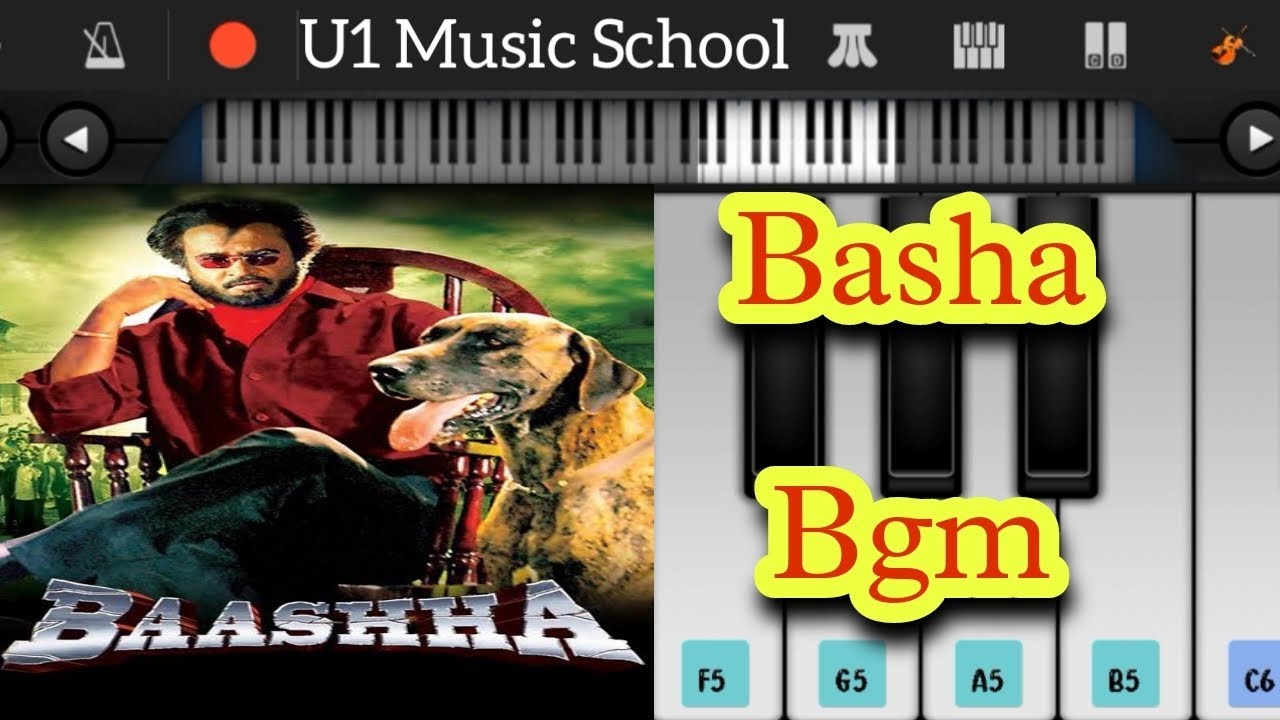 Basha | Bgm | Deva | Piono tutorial | - YouTube