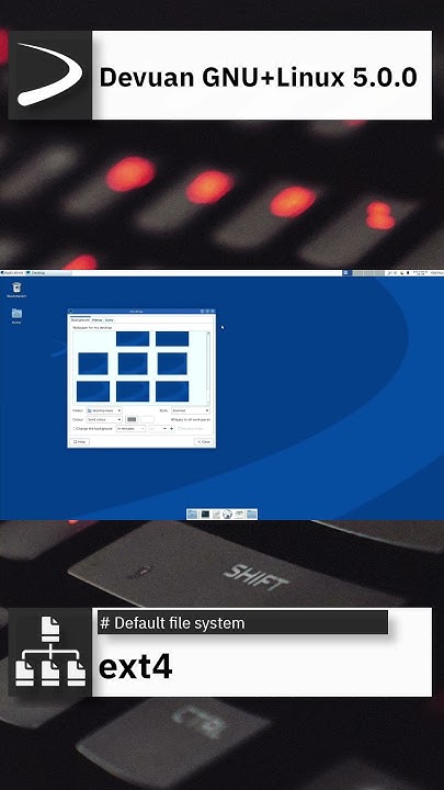 Devuan GNU+Linux 5.0.0 "Daedalus" Quick Overview #shorts - YouTube