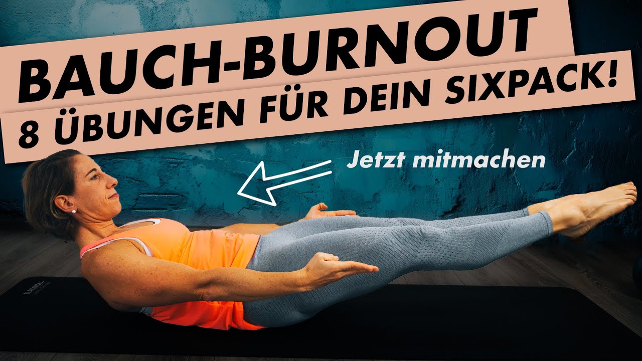 Intensives Bauch-Workout – 8 Übungen für eine starke Körpermitte! - YouTube