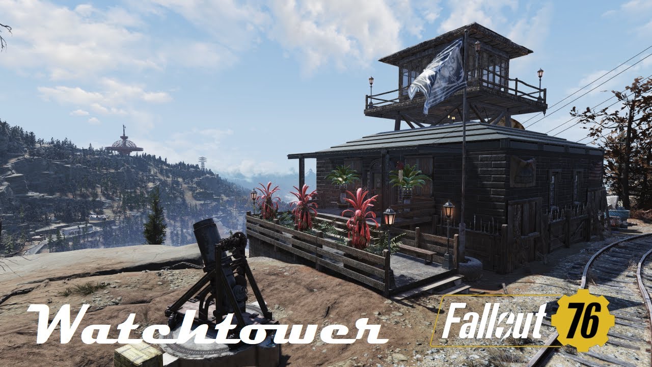 Fallout 76 Camp builds: Watchtower - YouTube