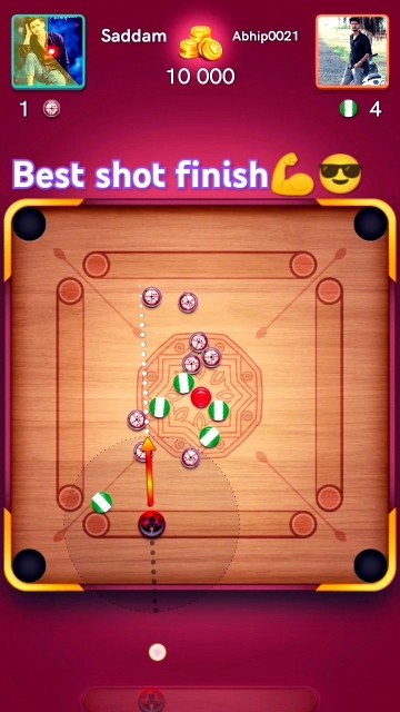 Mastermind Indirect finish🤯| Carrom pool|#shorts #carrompool #Carrom ...