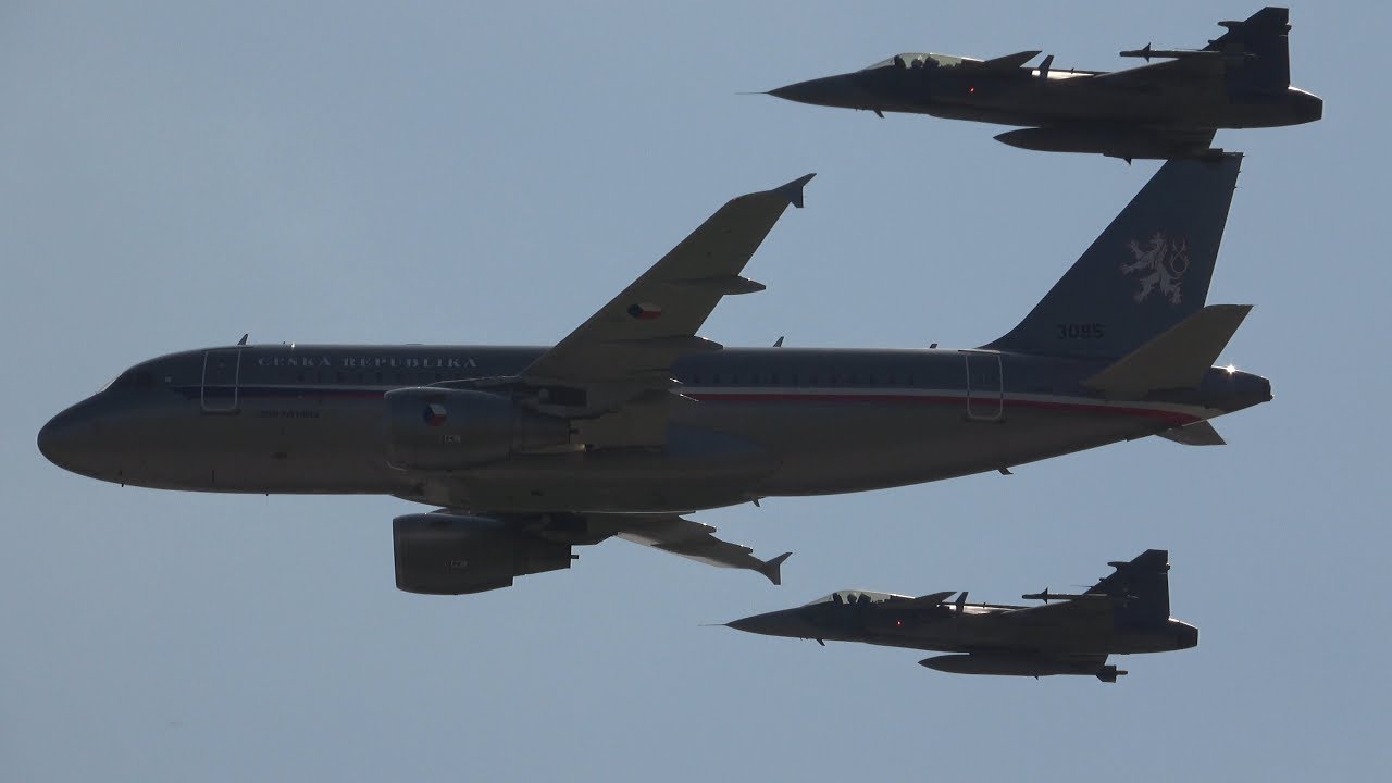 4Kᵁᴴᴰ Czech Air Force 100th Anniversary Flypast with 17 Aircraft @ NATO ...