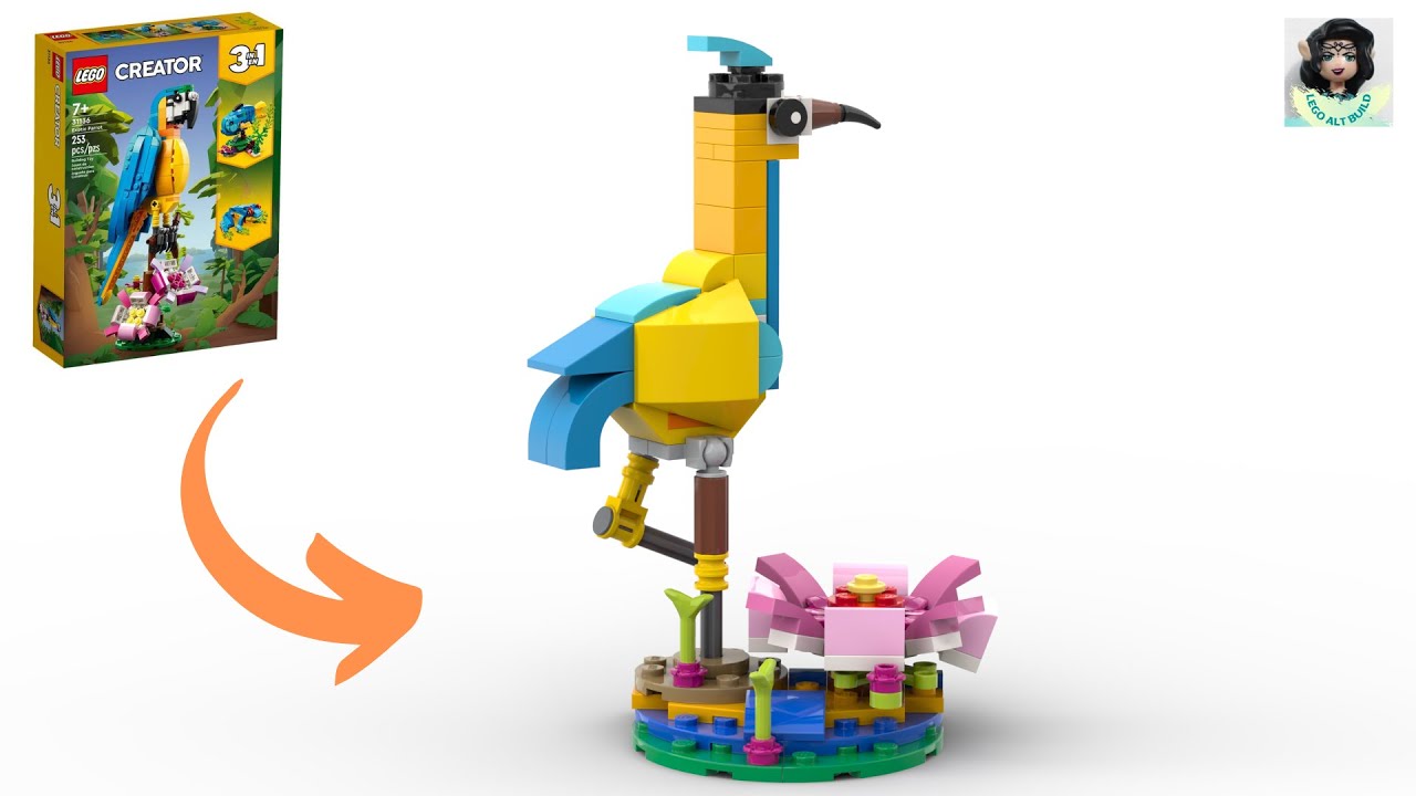 HERON Lego creator 31136 ideas How to alt build - YouTube