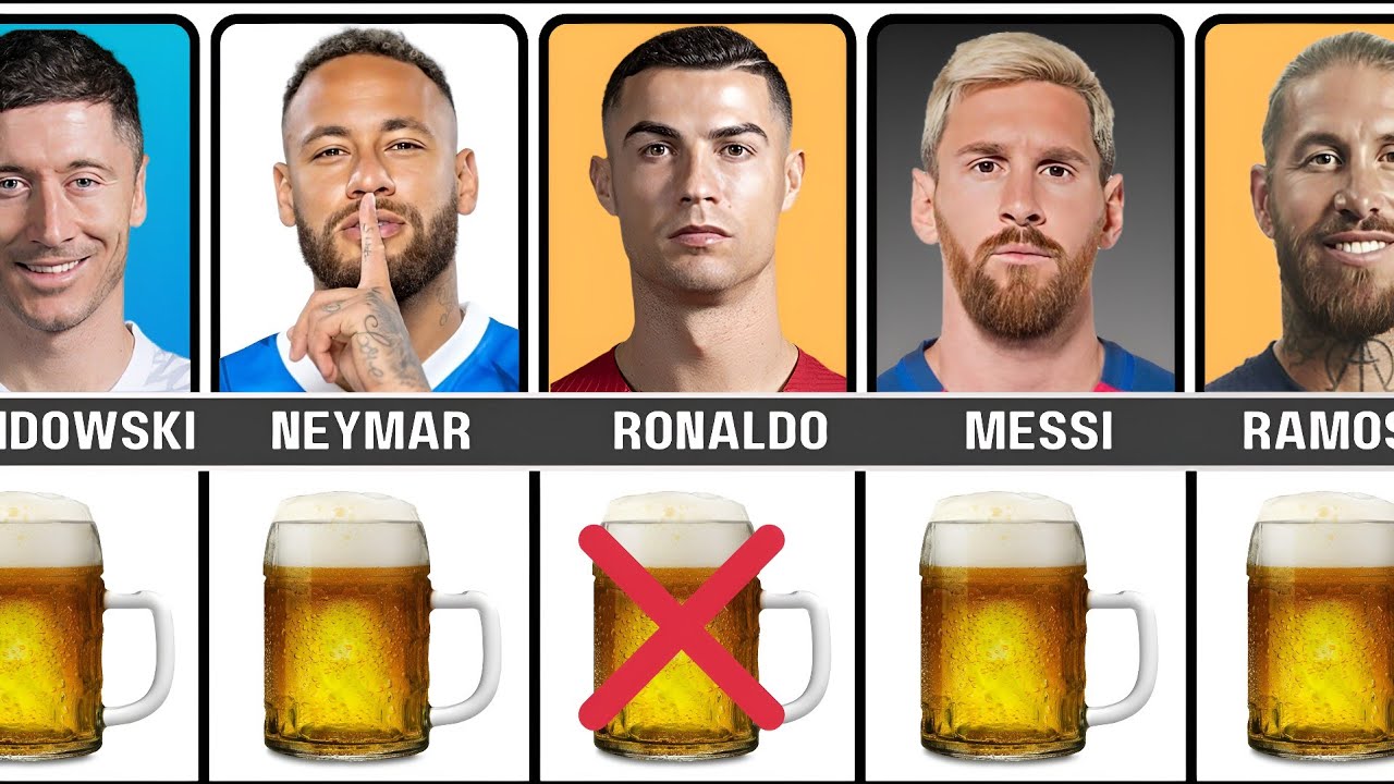 Famous Football Players Who Drink Alcohol in Real Life - YouTube