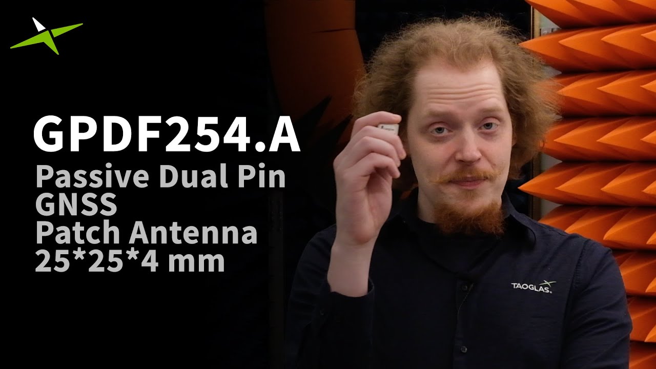 GPDF254.A – Passive Dual Pin GNSS Patch Antenna 25*25*4 mm - YouTube