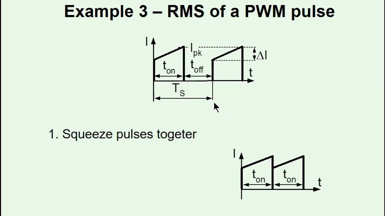 Back of the envelope RMS calculations in power electronics - YouTube