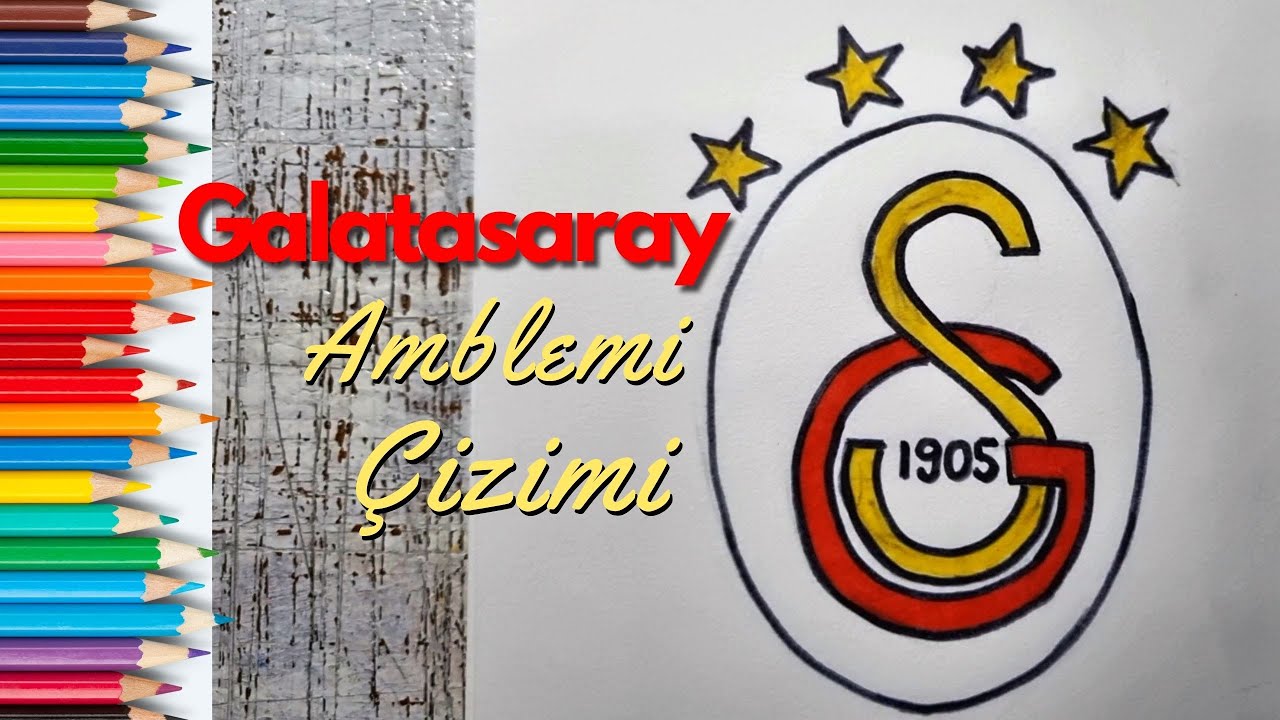 Galatasaray Logosu/ Amblemi Çizimi / Nasıl Çizilir/ GS Logo - YouTube