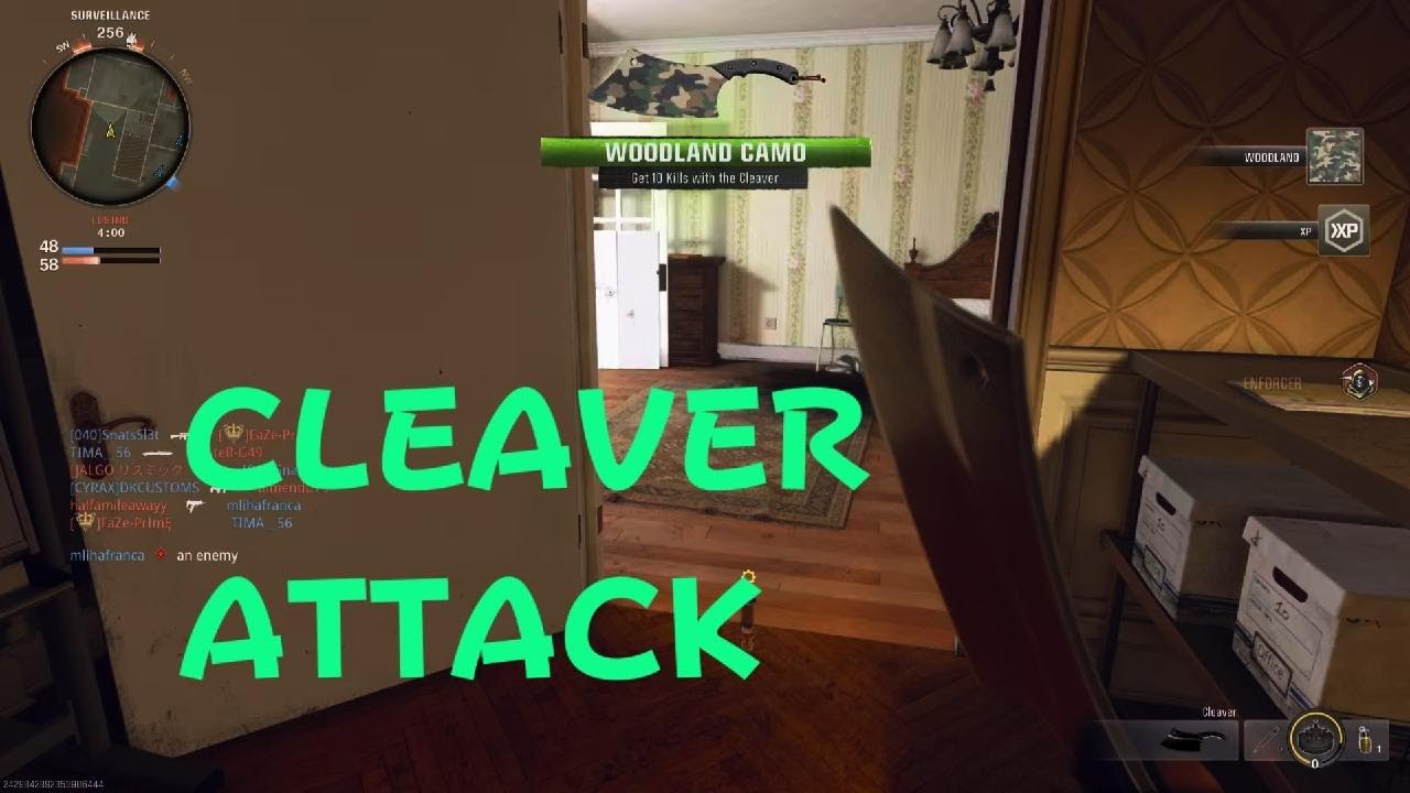 Call of Duty Cleaver Attack - YouTube