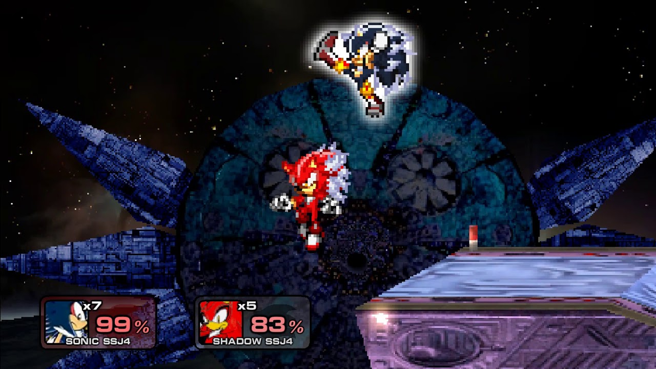 Sonic SSJ4 vs Shadow SSJ4 (Semi-Final Battle) - YouTube