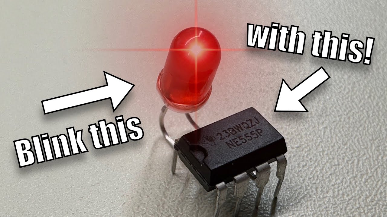My first 555 timer circuit - YouTube