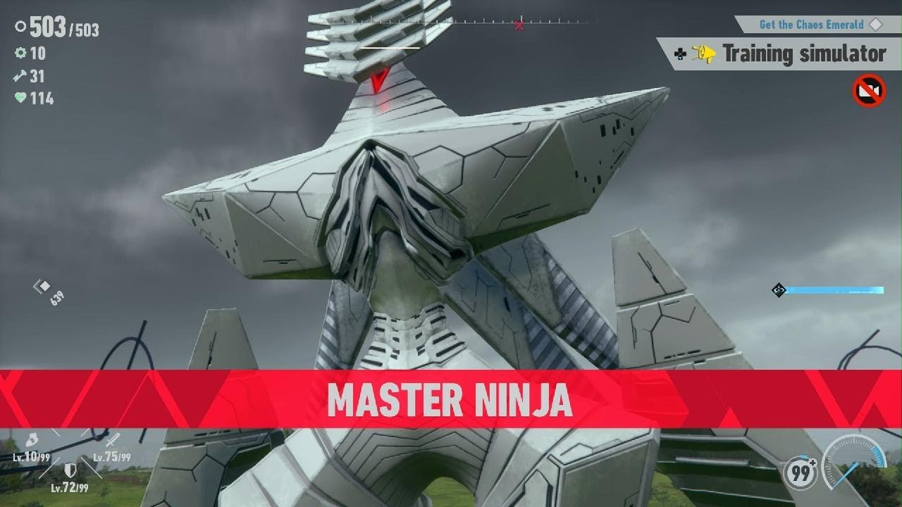 SONIC FRONTIERS vs MASTER NINJA - YouTube