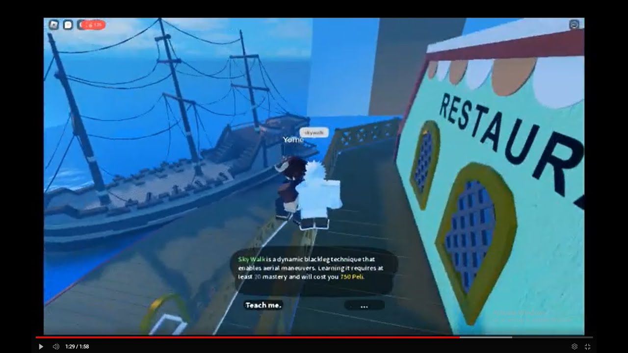 Obtaining sky walk in gpo - YouTube