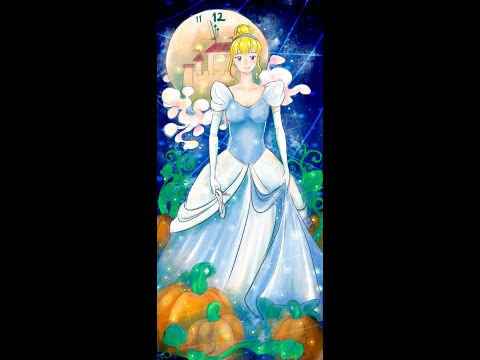 Speed Painting Cinderella Fanart in Autodesk Sketchbook PC