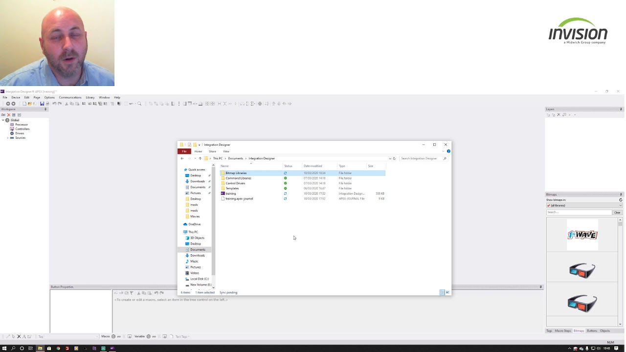 RTI APEX adding bitmaps to library - YouTube