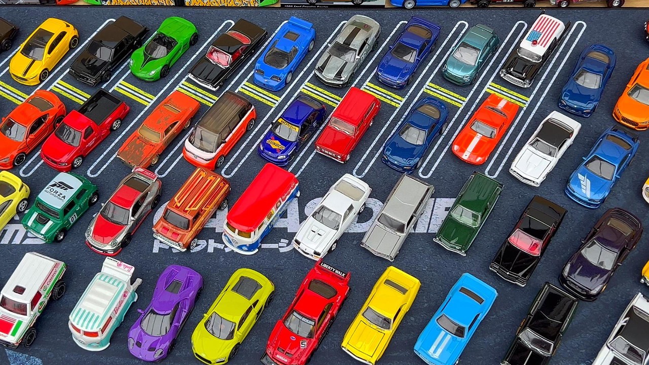 Papa Cars Diecast Collection 2025: Siku & Mini GT on Garage Mat - YouTube