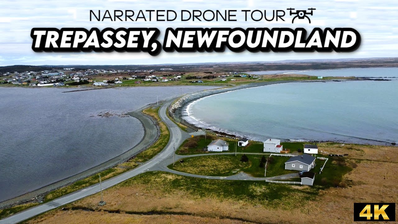 Epic 4K Drone Adventure Over Trepassey, Newfoundland 🌊🌲 | Captivating ...