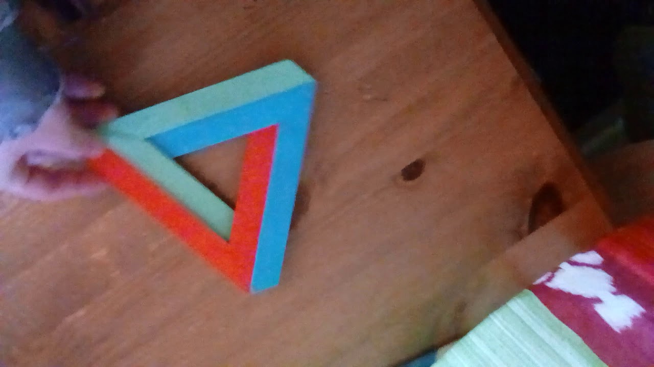 My Origami Penrose Triangle I made (Alessandro Beber) As I followed ...