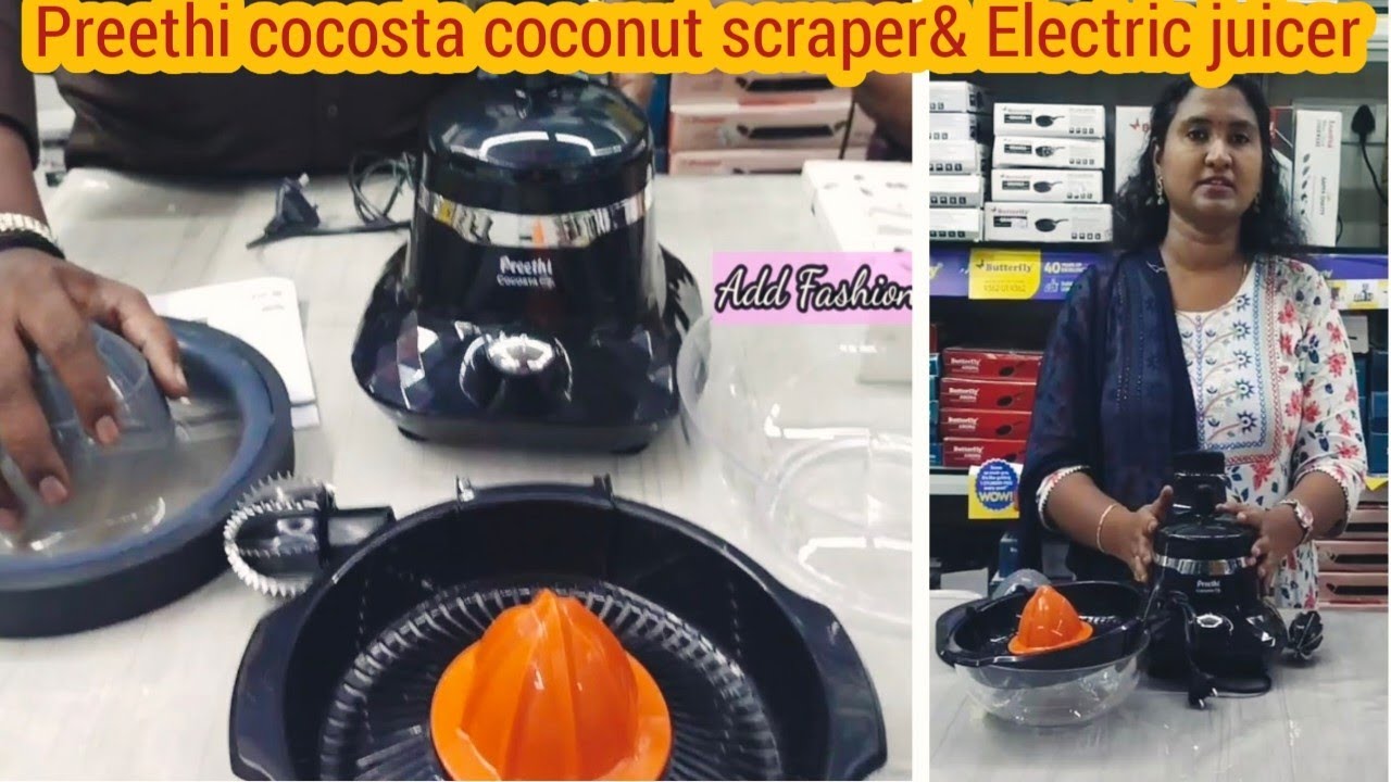 Preethi cocosta coconut scrapper cum citrus juicer#electric juicer# ...