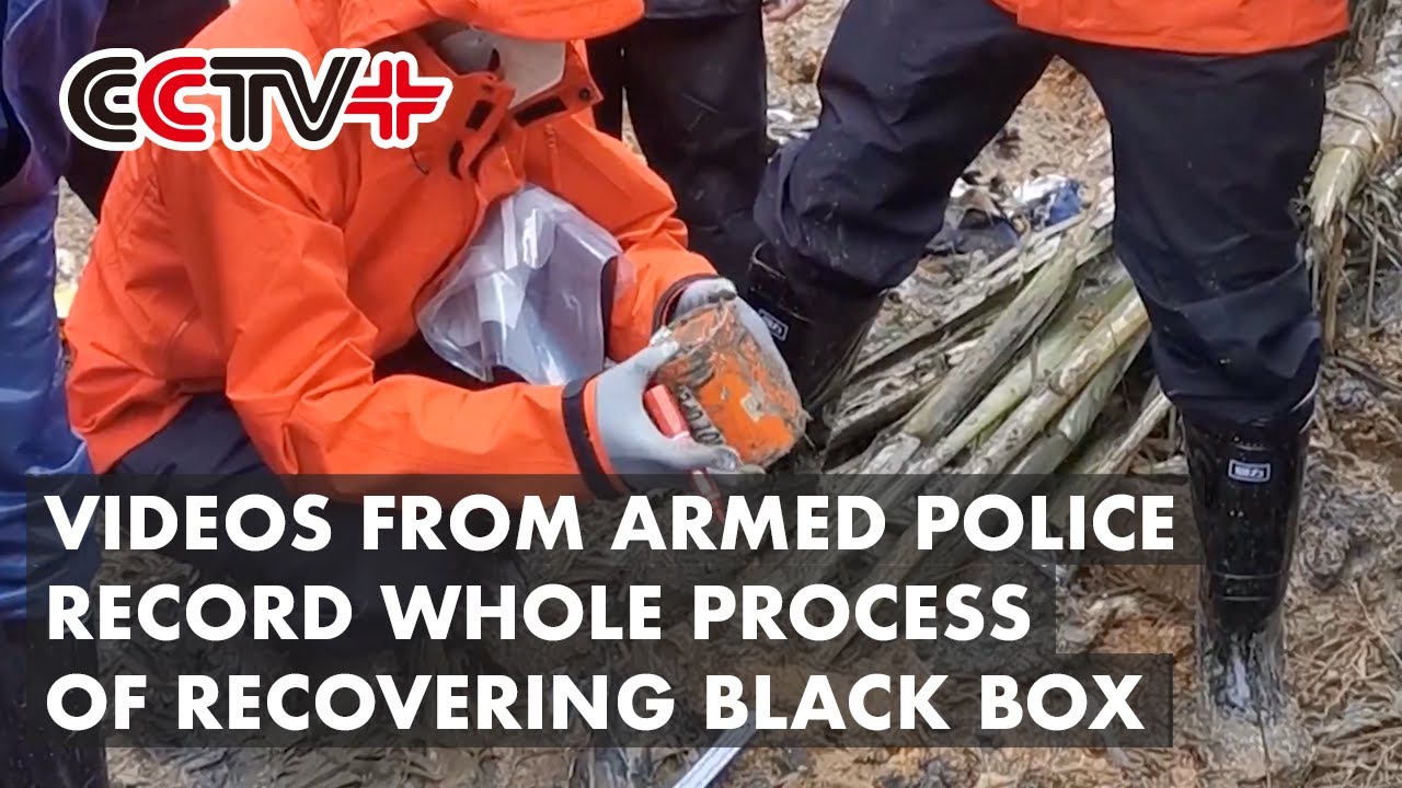 Videos from Armed Police Record Whole Process of Recovering Black Box ...