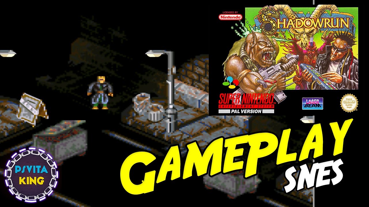 Shadowrun Snes9X/SNES GamePlay + Walkthrough [4K] - YouTube