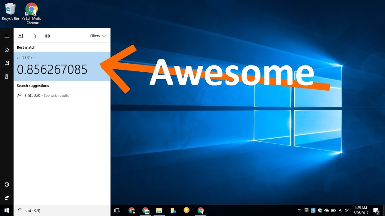 Windows 10 Cortana's Secret Calculator is Awesome - YouTube