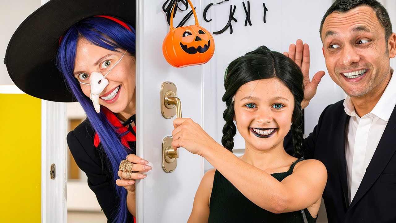 Knock Knock, Who's at the Door? Halloween Adventures for kids - YouTube