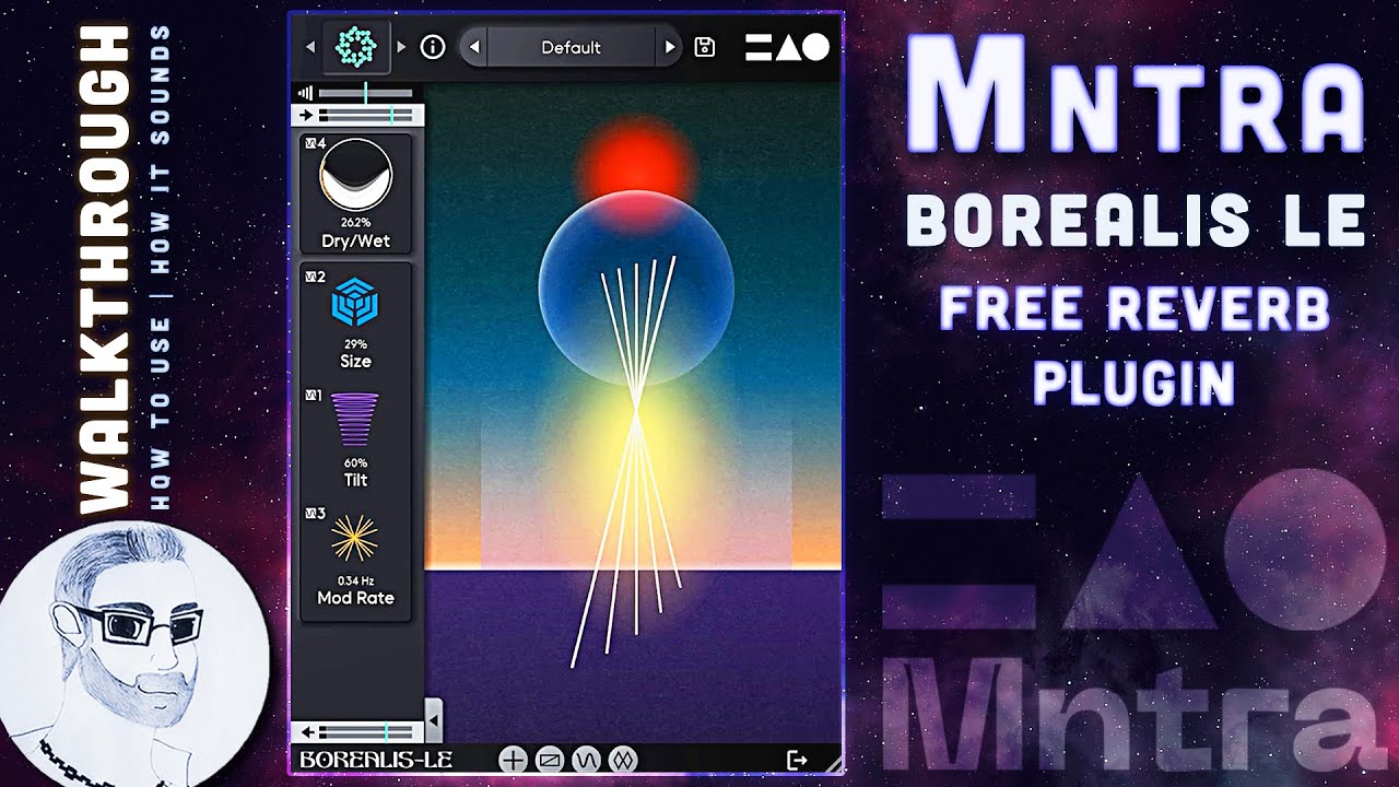 Free Plugin! Mntra - Borealis LE | Walkthrough - How to use - How it sounds | Dynamic reverb ...