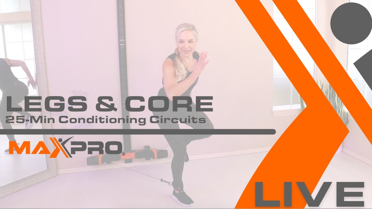 MAXPRO® Live I Legs & Core Conditioning Circuits - YouTube