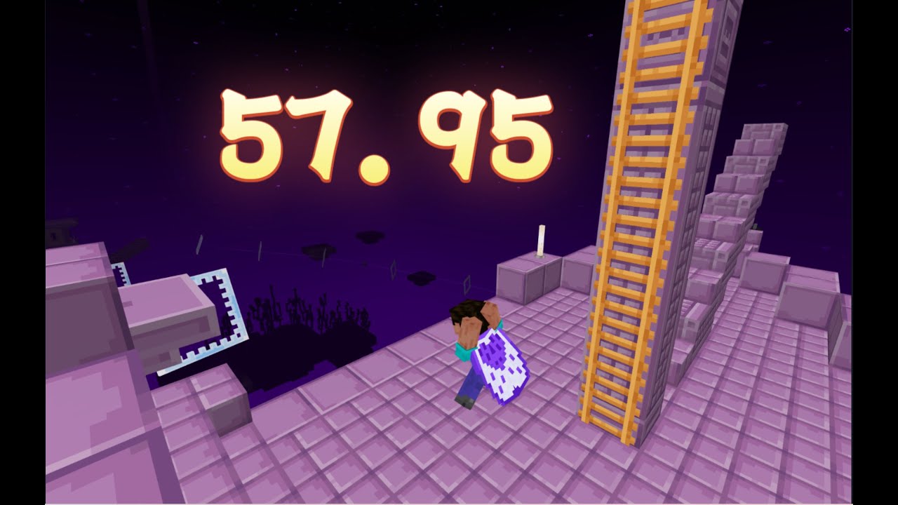 Ring Rush in 57.95 - Minecraft 15th anniversary map - YouTube