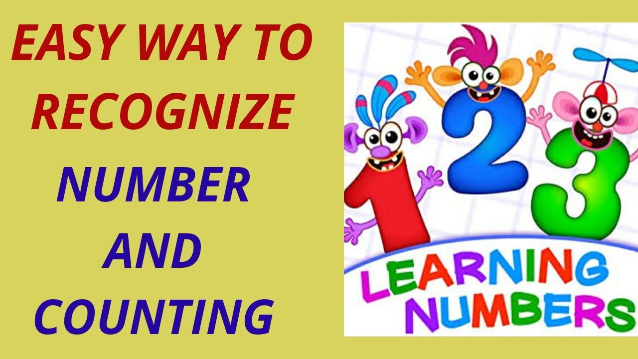 Number की पहचान और Counting करना कैसे सिखाएं।Number recognize/counting ...