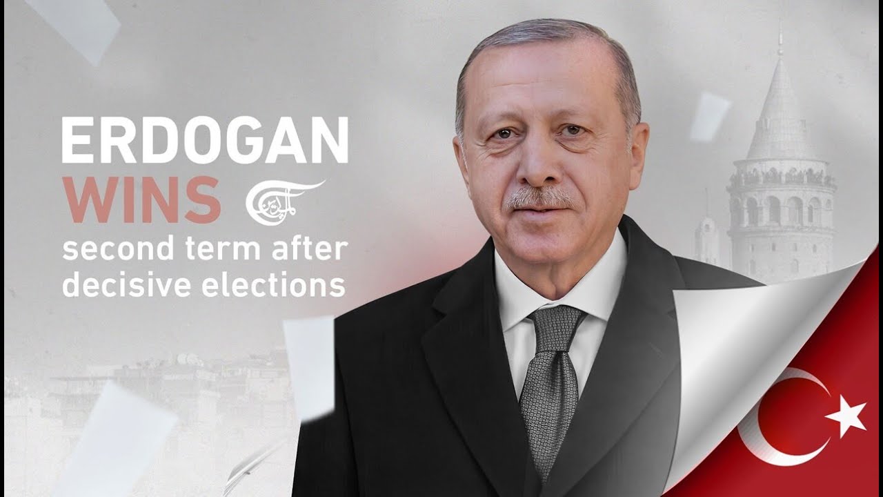 Erdogan wins second term after decisive elections - YouTube
