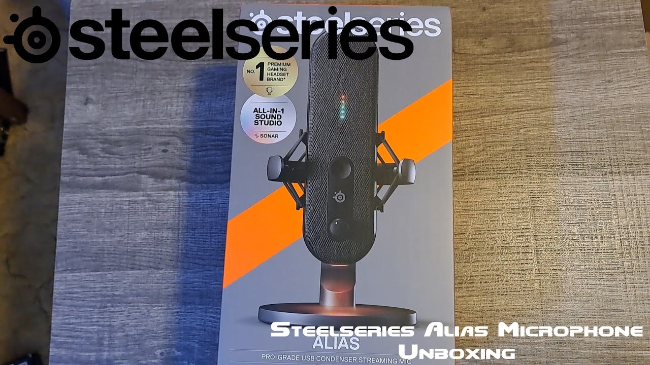 Steelseries Alias Microphone Unboxing - YouTube