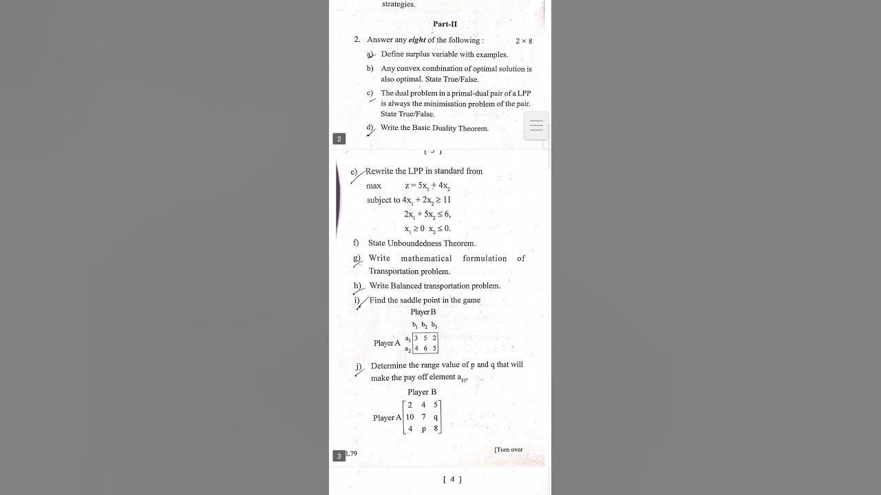 2022 B.Sc. 5th Semester DSE-I question paper which was conducted by Fm University - YouTube