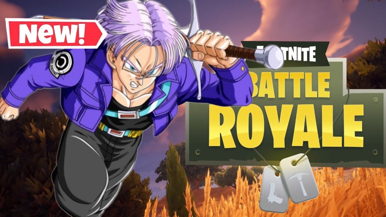 Trunks Plays Fortnite - Trunks is FINALLY in Fortnite New Skin!!! - YouTube