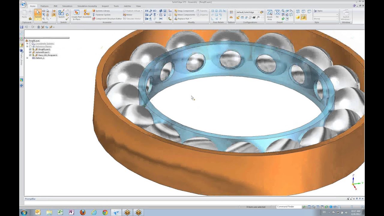 Solid Edge 3D CAD Web Training: ST5 Updates - Assembly Relationships ...