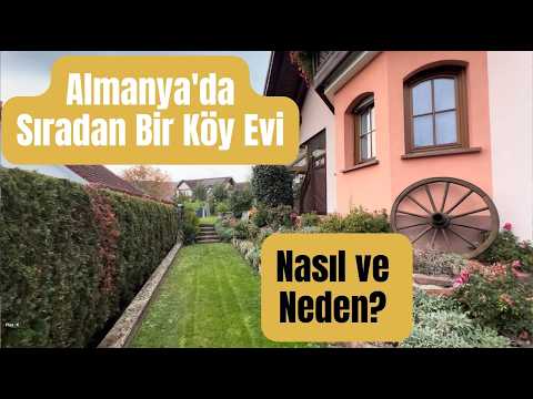 Şok! Almanya’da Sıradan Bir Köy Evi Böyle mi? (4K Vlog Bayern)