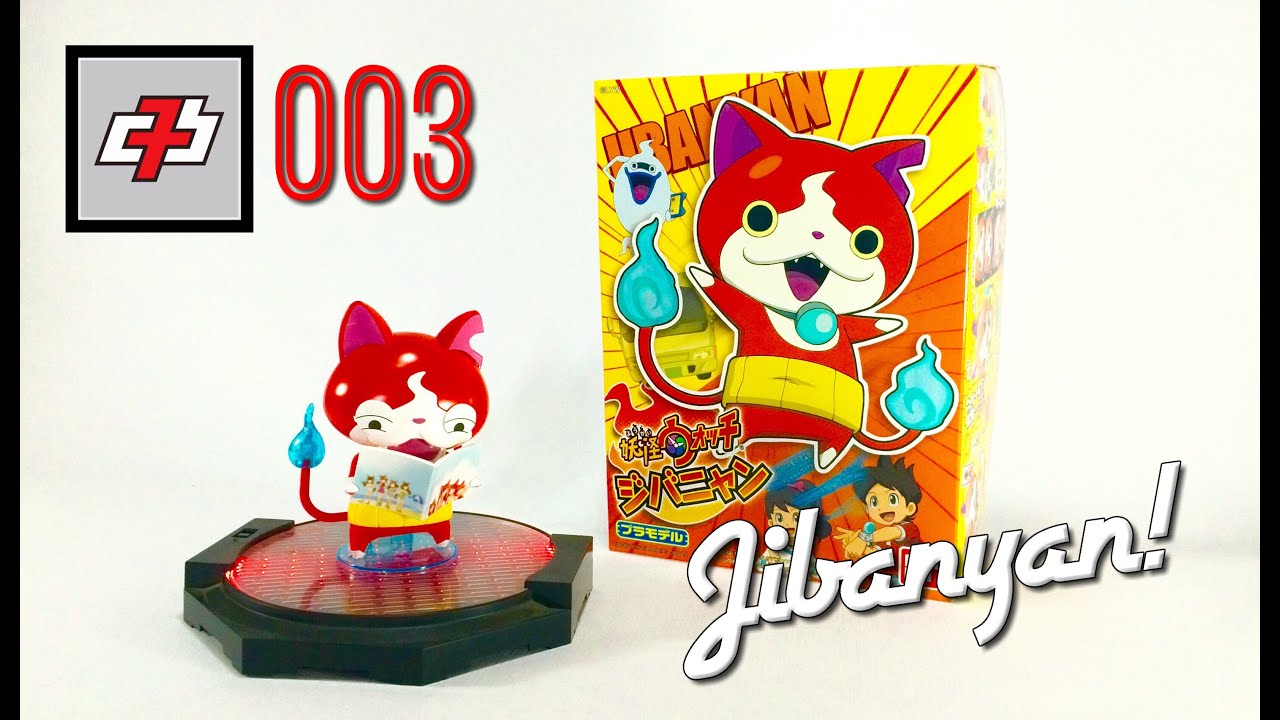 #003 - Jibanyan Model Kit --Unboxing, Speed Build and Review-- - YouTube