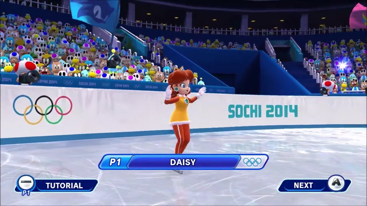 Mario & Sonic at the Sochi 2014 Olympic Winter Games: Figure Skating ...