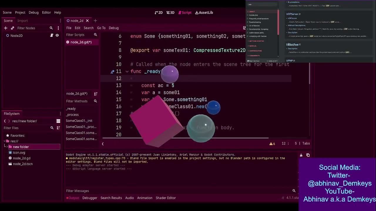 Let's learn GDScript and do Godot things. | Chill comfy vibes 🏳️‍🌈 | 06102023 | - YouTube