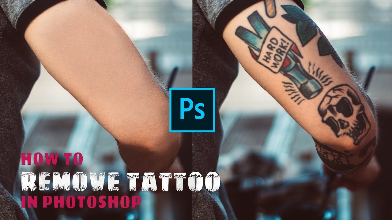 How To Remove Tattoo Professionally On Hand In Photoshop - YouTube