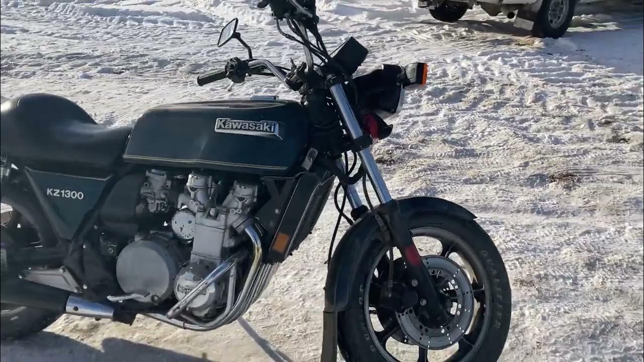 6-cylinder 1979 Kawasaki KZ1300 (Z1300) quick walk around. Survivor motorcycle! - YouTube