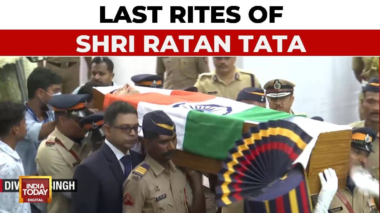 Ratan Tata's Last Rites: Top Ministers, Industrialists Gather At Worli ...