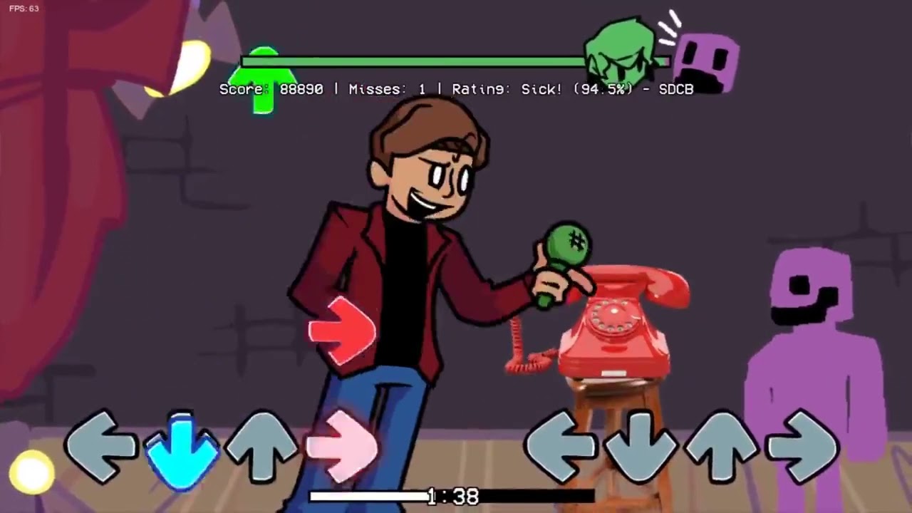 FNF Vs. Ourple Guy - Lore (MatPat Reskin) - YouTube