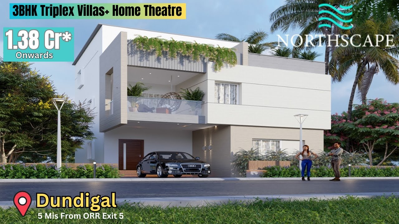 Launching Offer || Northscape Villas || 3 & 4 BHK Villas || Dundigal || ORR Exit No. 05 ...