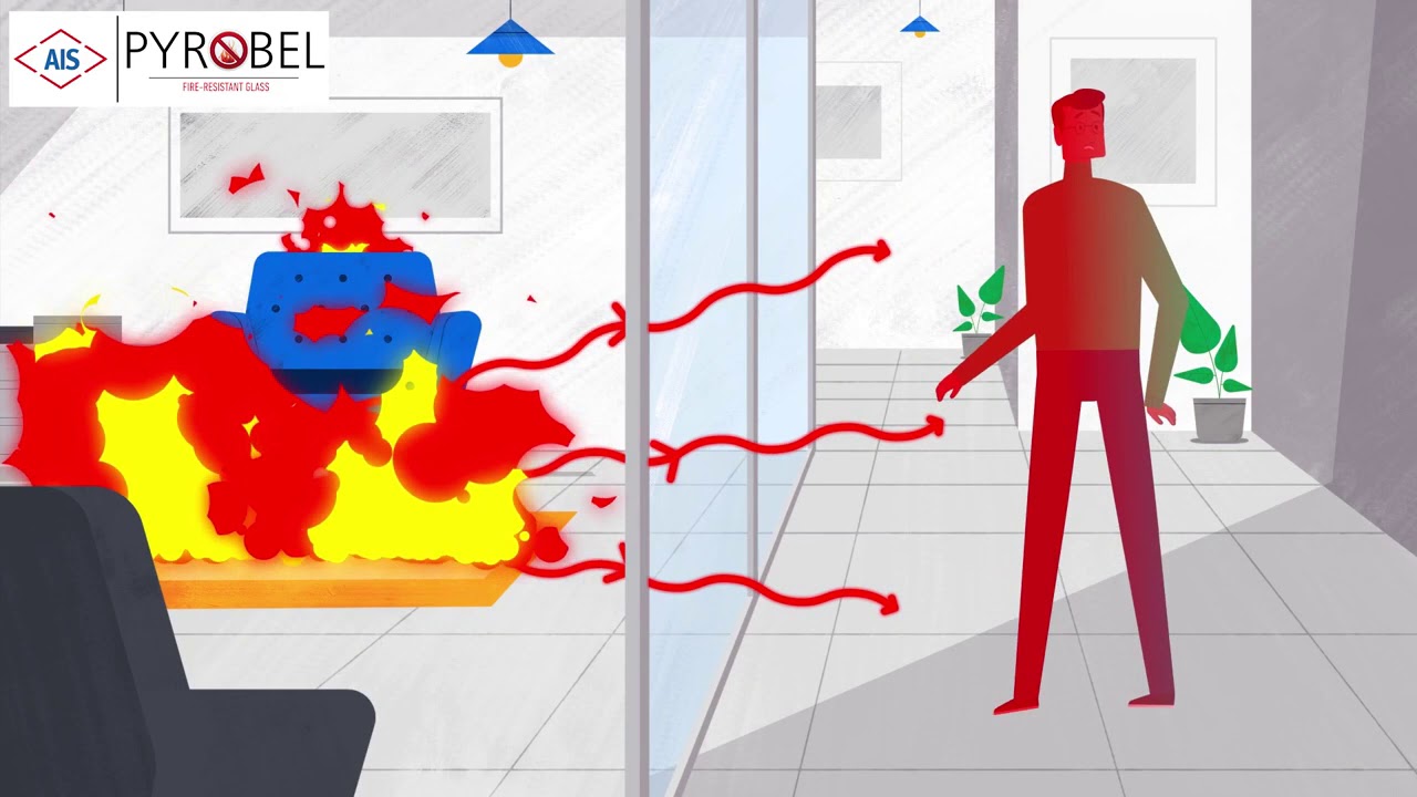 See More safety with AIS Pyrobel – Fire Resistant Glass - YouTube